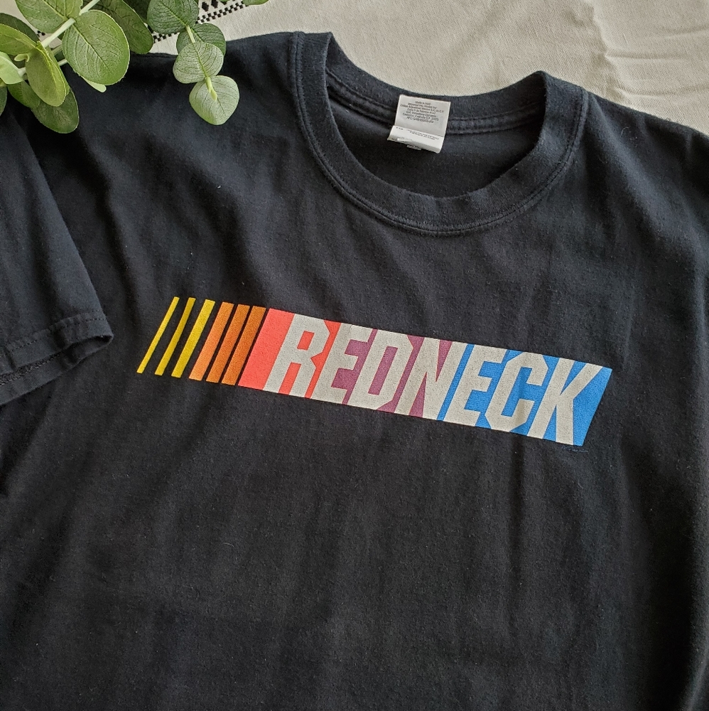 Redneck Nascar Logo Parody Shirt - Gem